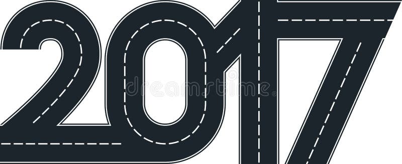 Road stock vector. Illustration of font, route, numbers - 82584766