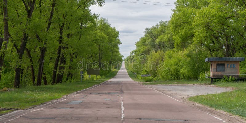 Road in and Out of Chernobyl Stock Photo - Image of environmental ...