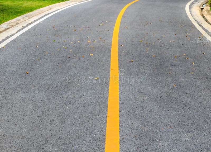 Road in park stock photo. Image of drive, nature, freedom - 56834052