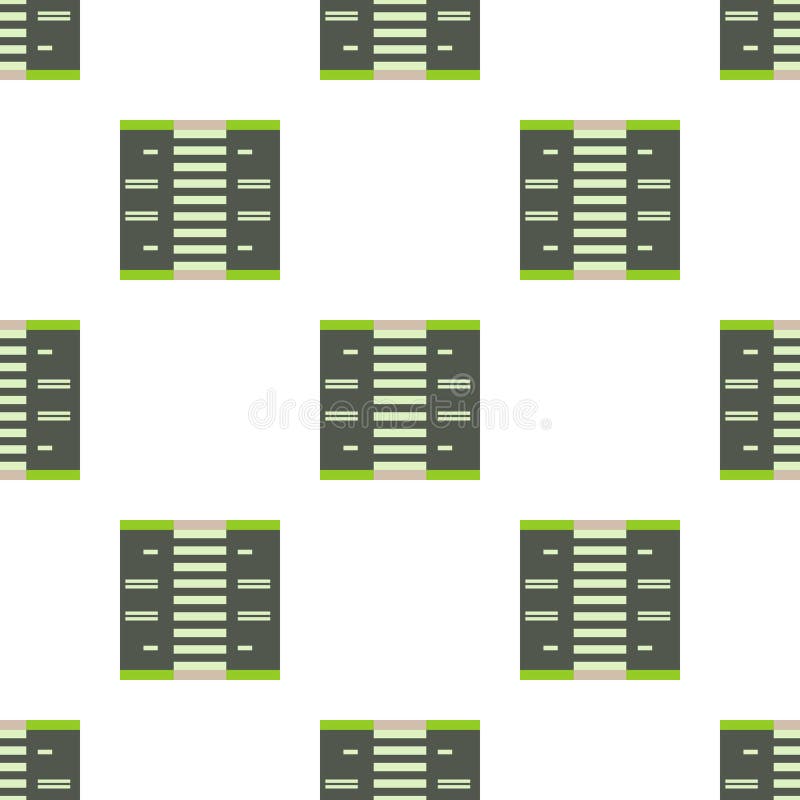 Road with Pedestrian Zone Pattern Seamless Vector Stock Vector ...