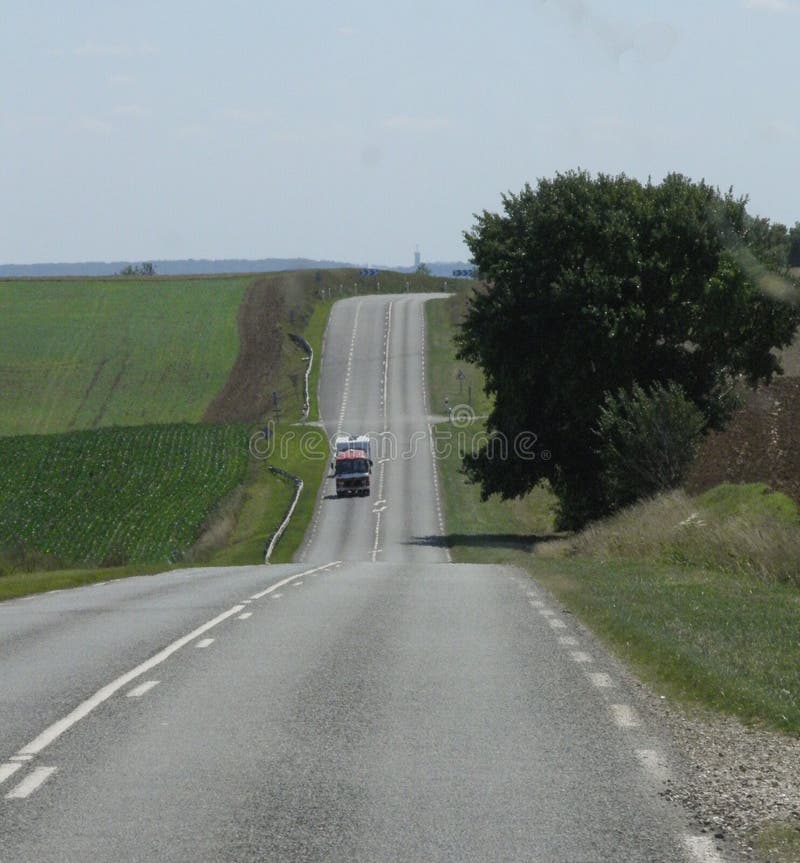 Road Perspective in the Countryside Stock Photo - Image of fields ...