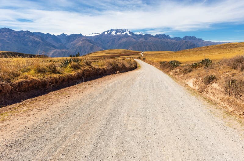 On the Road, Peru stock photo. Image of moray, ollantaytambo - 188647242