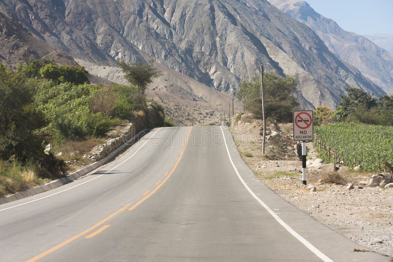A Road in the Peruvian Highlands Stock Photo - Image of environmental ...