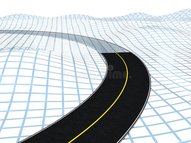 Wireframe Road Stock Illustrations – 8,139 Wireframe Road Stock ...