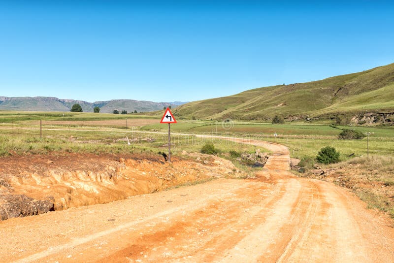 Road R396 between Maclear and the Pot River Pass Stock Image - Image of ...