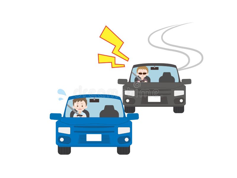 Road rage1 stock vector. Illustration of road, rage1 - 163271621
