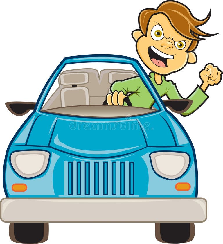 Road Rage Cartoon Stock Illustrations – 157 Road Rage Cartoon Stock ...