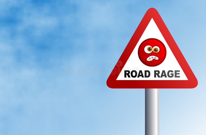 Road rage stock illustration. Illustration of late, cross - 668898