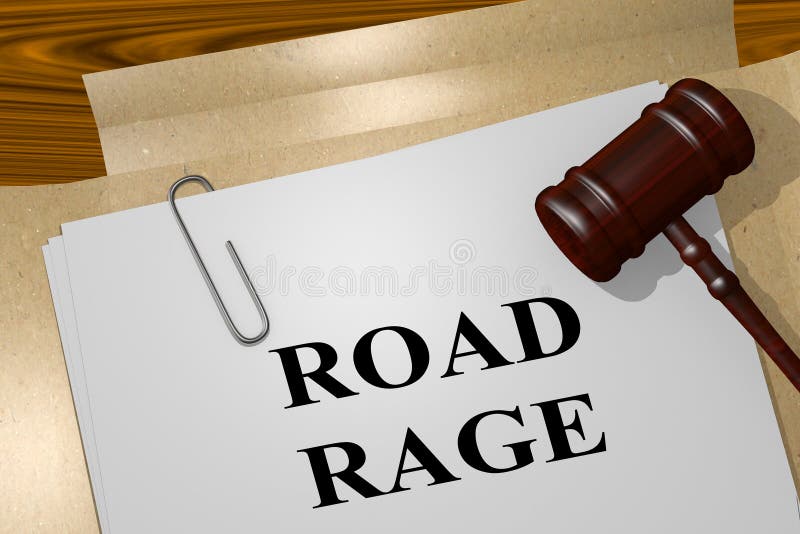 Angry Driver In Mad Road Rage Stock Illustration - Illustration of ...