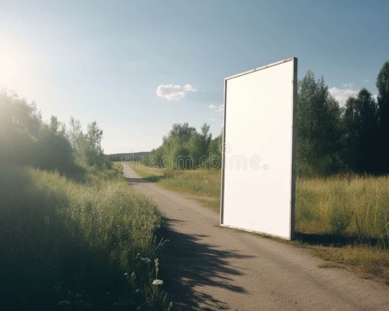 The Road Rage is a Distant Memory As Summer Takes Hold. Blank Empty ...