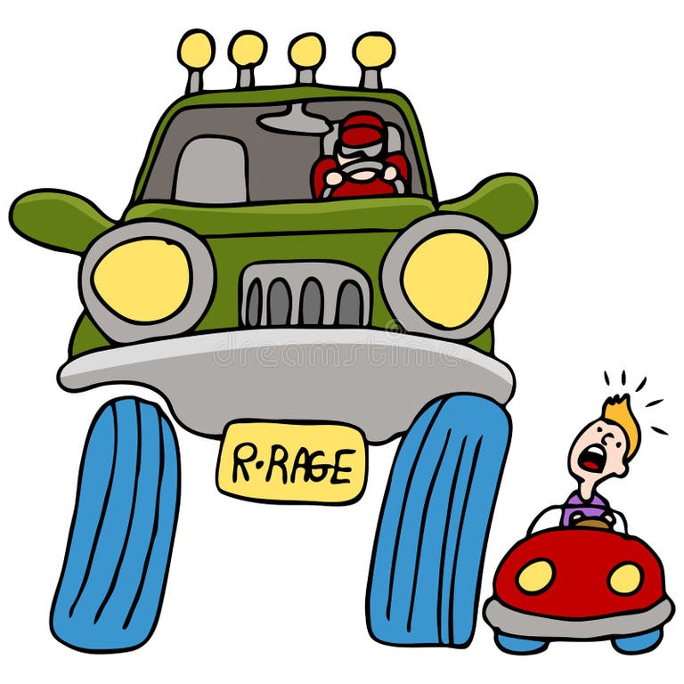 Angry Driver Mad Road Rage Stock Illustrations – 86 Angry Driver Mad ...