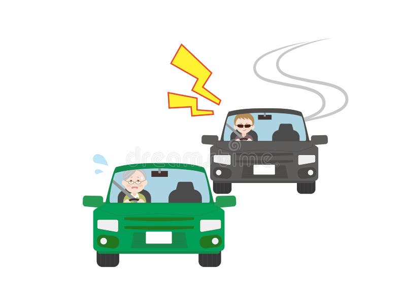Man with road rage stock vector. Illustration of screaming - 59933519