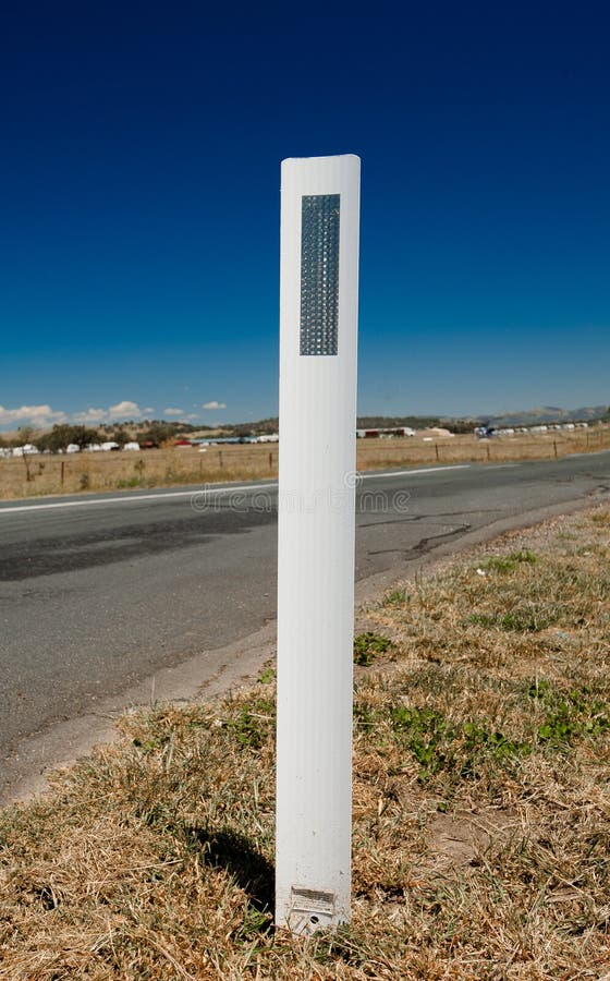 Road Reflector stock image. Image of marking, orange - 34590217