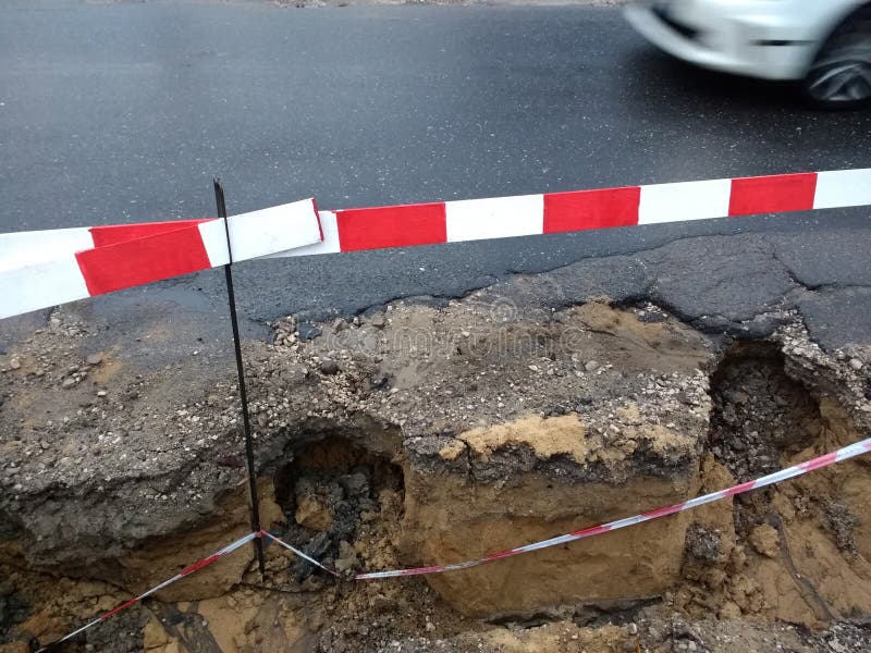 Road Renovation Infrastructure Repair Construction Stock Photo - Image ...