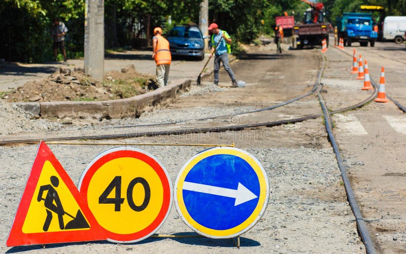 Road repair stock image. Image of asphalting, road, asphalt - 104348451