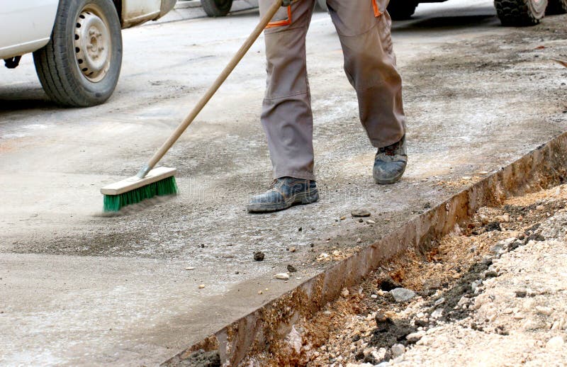 Road repairing works stock image. Image of destroyer - 72477835