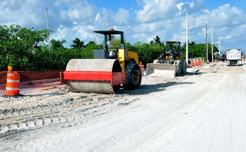 Road Repairs stock image. Image of shovel, barricades - 26657975