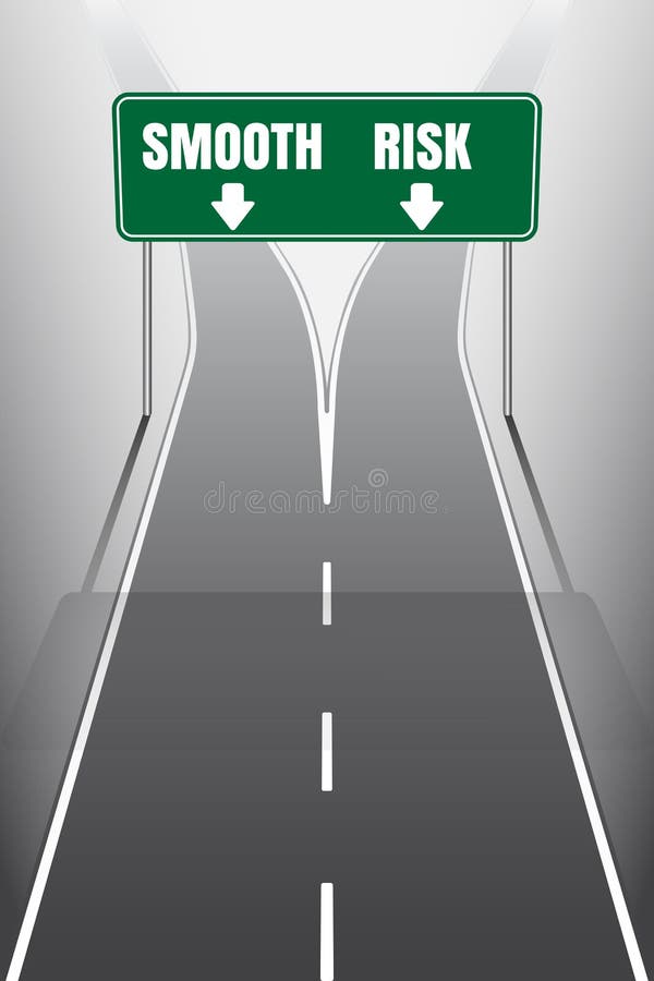 Road and risk signs stock illustration. Illustration of career - 56313480