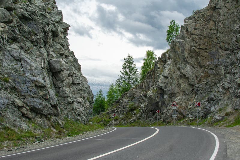 The road between the rocks stock image. Image of rock - 154423813