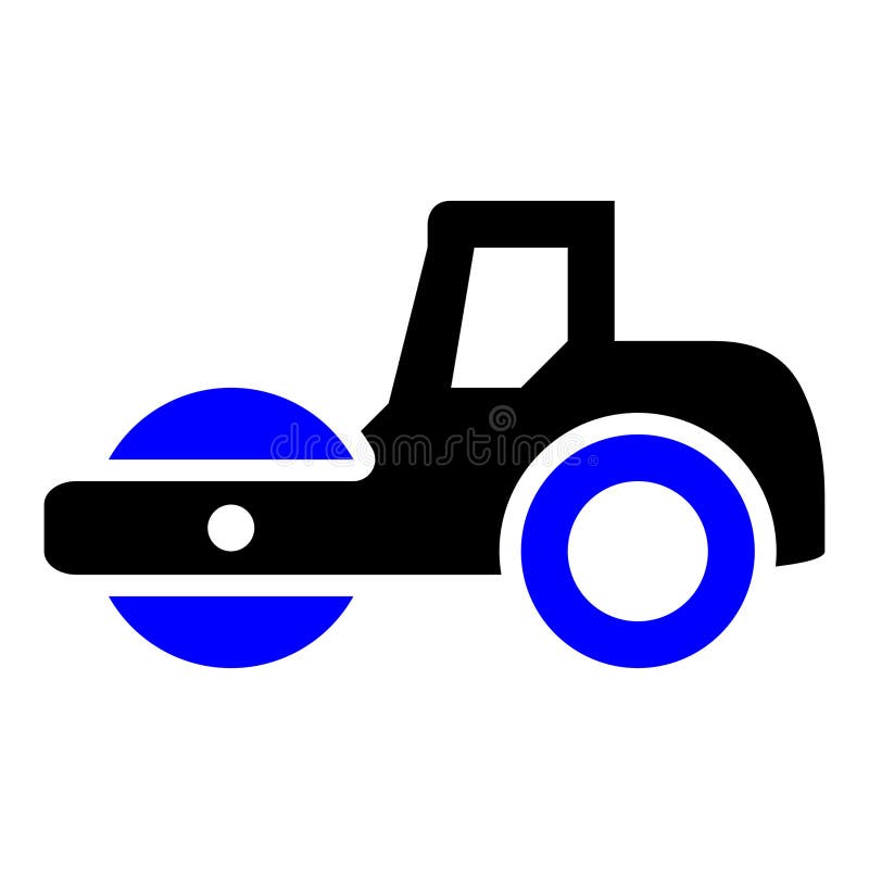 Road Roller Icon stock vector. Illustration of roller - 330670744