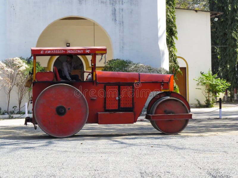 Road Roller Machine. editorial photography. Image of maintenance ...
