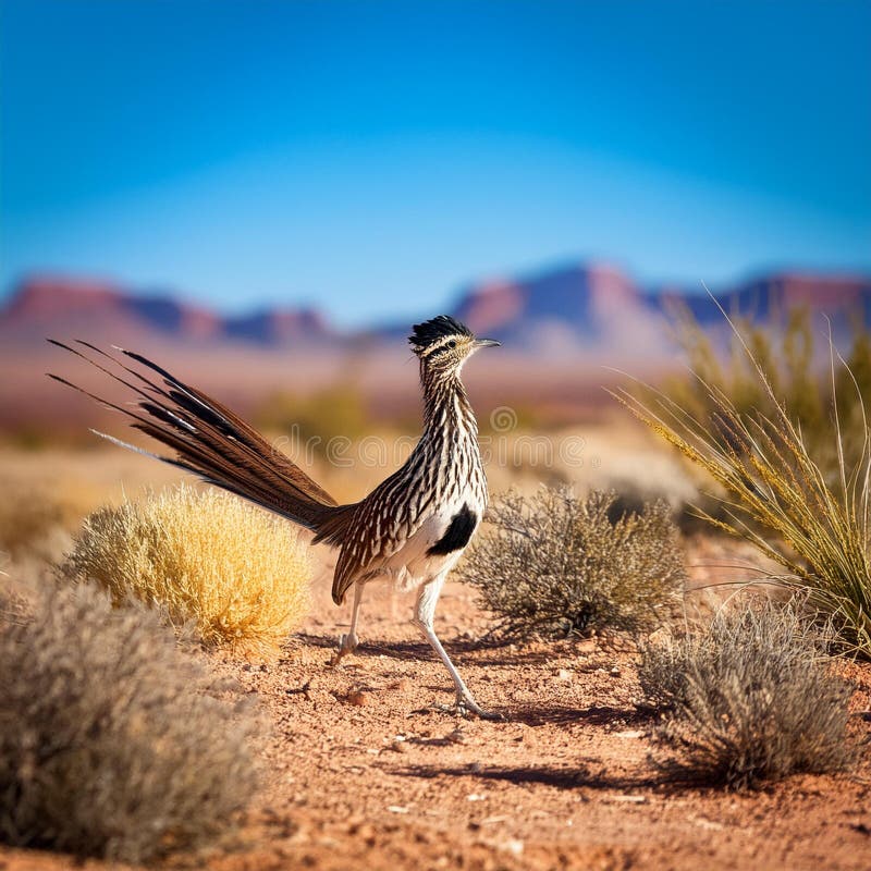 Road Runner Bird, AI Generated Stock Illustration - Illustration of ...