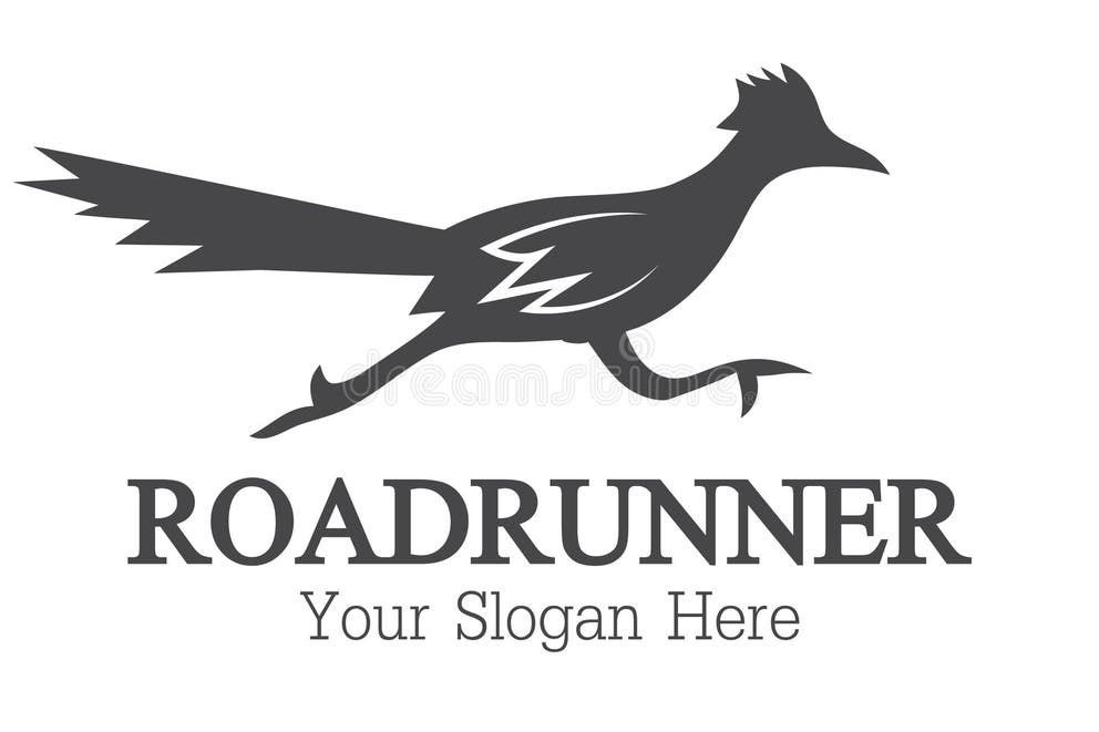 Road Runner Logo Icon Design Vector Flat Isolated Illustration Stock ...