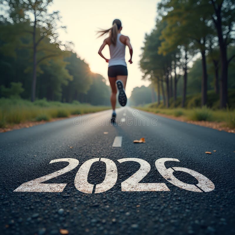 Road Runner with Numbers 2026 Stock Image - Image of lifestyle, ground ...