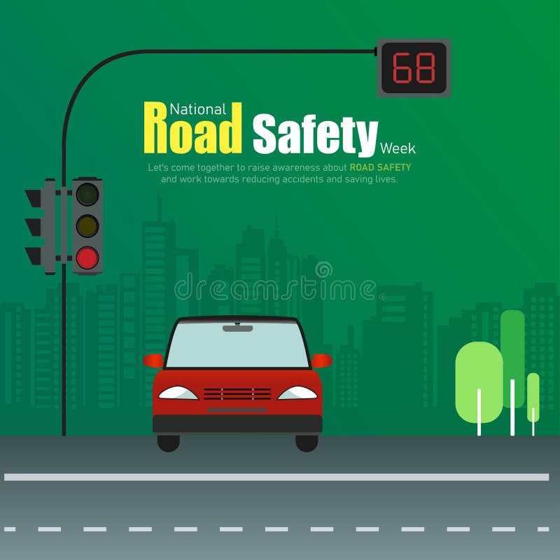 Road Safety Awareness Campaign Stock Photo - Image of engine, crossing ...