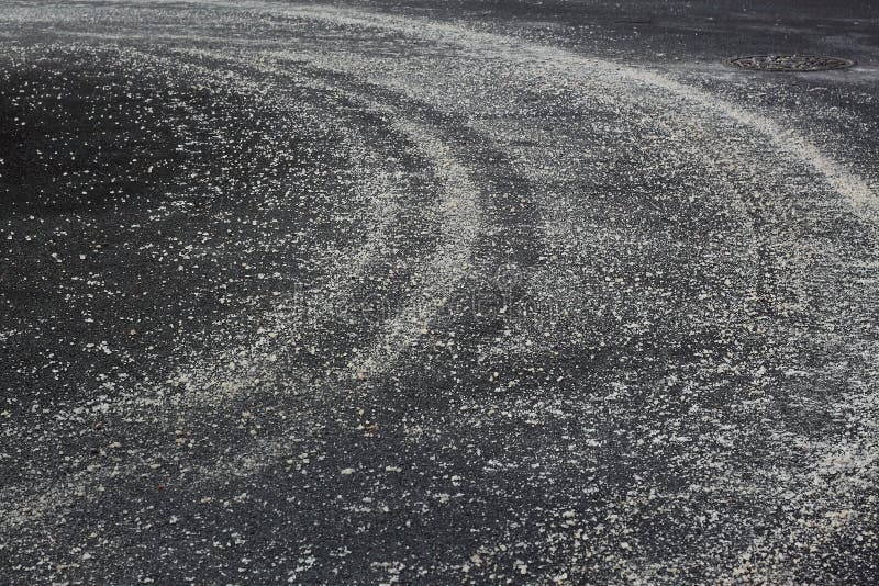 Road Salt for Melting Ice Snow Stock Image - Image of storm, safety ...