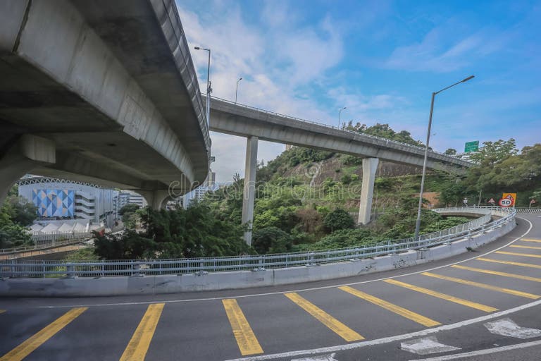 The Road Scape of Ching Cheung Road May 11 2024 Editorial Stock Image ...