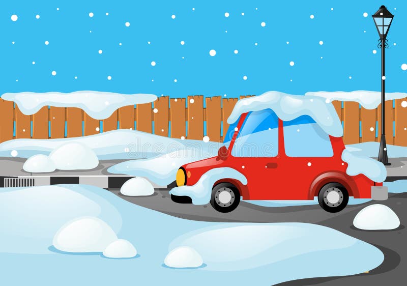 Car Snow Stock Illustrations – 7,715 Car Snow Stock Illustrations ...