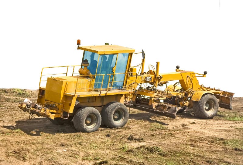 Road scraper stock photo. Image of ground, construction - 6708920