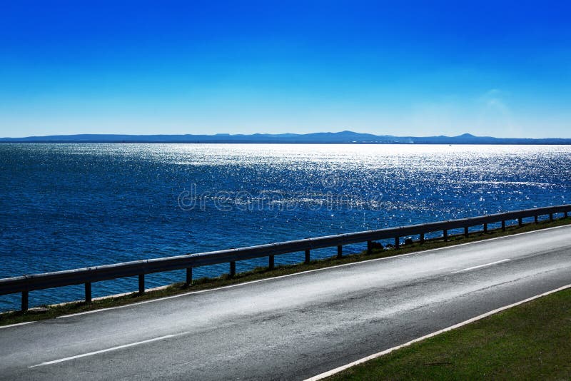 Road by the sea stock photo. Image of clean, coast, beauty - 35759276