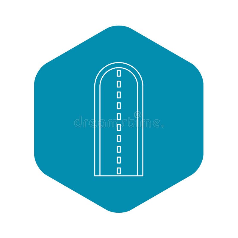 Road Section Icon Outline Style Stock Illustrations – 8 Road Section ...