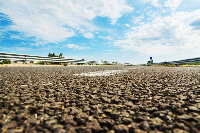 Road seen from the ground stock photo. Image of nature - 76746516