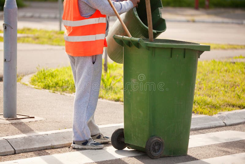Road Series: Garbage on the Street Stock Photo - Image of horizontal ...