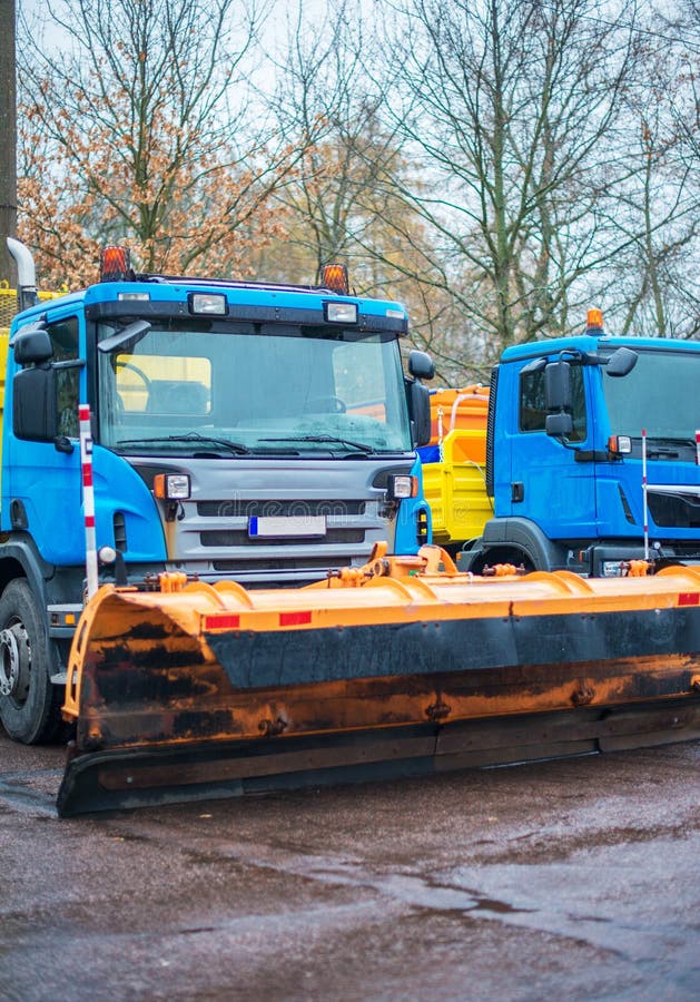 Road Services are Ready for Winter. Stock Photo - Image of danger ...