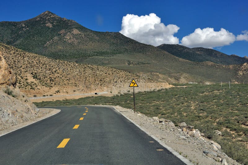Road with a sharp curve stock photo. Image of natural - 28495552