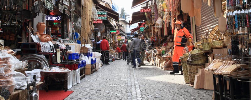 Road with Shops by Grand Bazaar in Istanbul Editorial Stock Photo ...