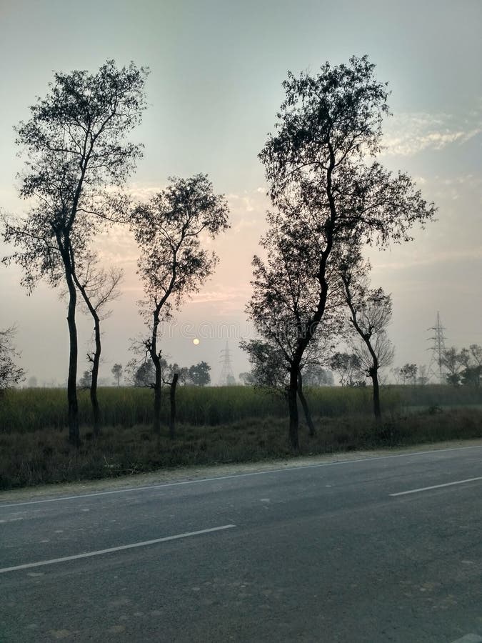 Road side scenery stock photo. Image of side, scenery - 122162220