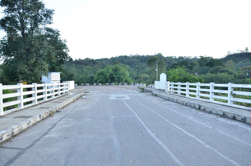 Road Side View of Nadaun Himachal Pradesh India Stock Image - Image of ...