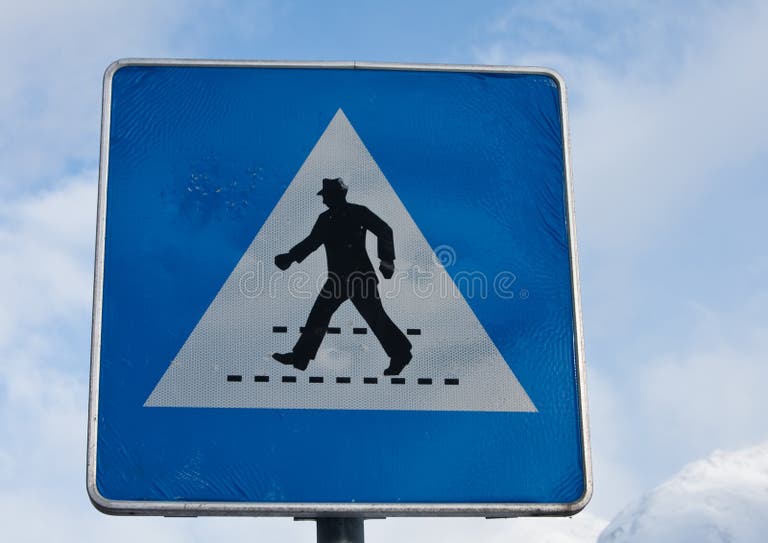 Road sign stock image. Image of zebra, sketchy, marking - 18157411