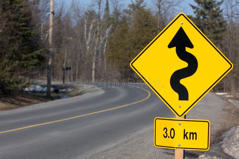 1,443 Road Sign Curves Stock Photos - Free & Royalty-Free Stock Photos ...