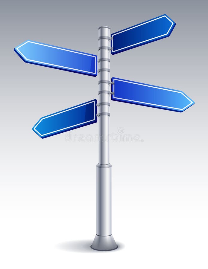 Support words road sign stock illustration. Illustration of concept ...