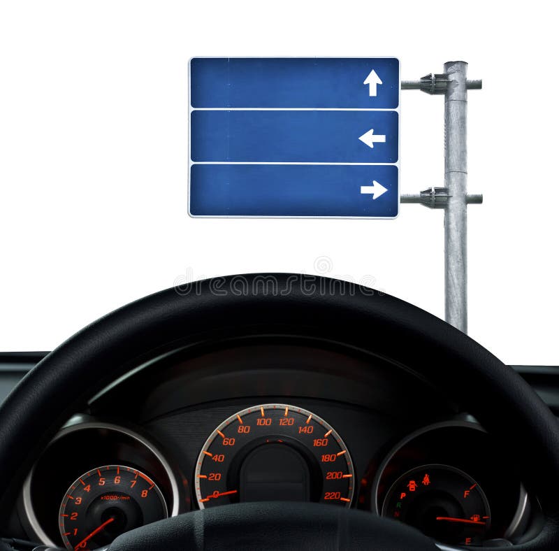 Road sign stock photo. Image of meter, tachometer, speed - 21334576