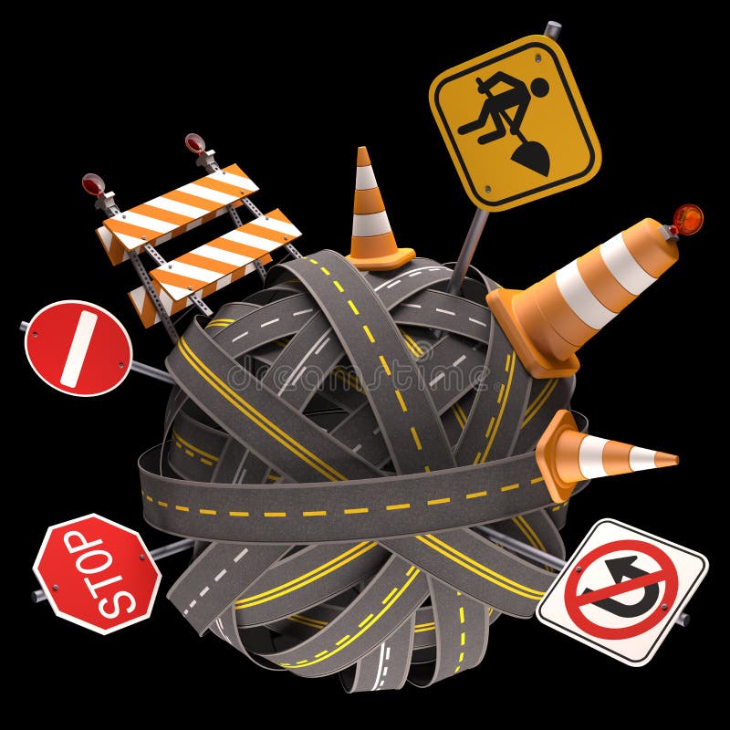 Road Sign stock illustration. Illustration of planet - 31728305