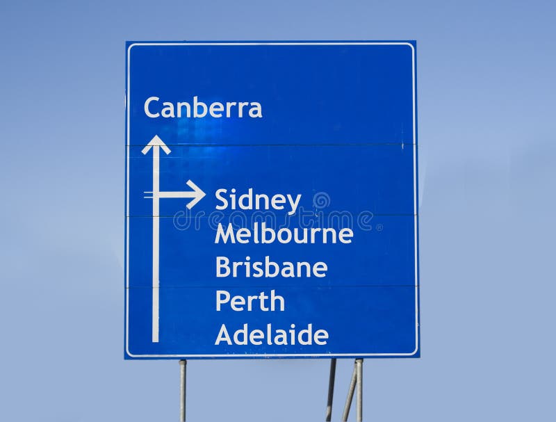 Road sign Australia stock image. Image of traffic, australia - 12371197