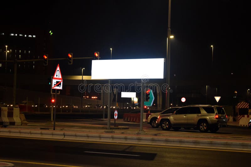 ROAD SIGN BILLBOARD ADVERTISEMENT CONCEPT Stock Image - Image of design ...