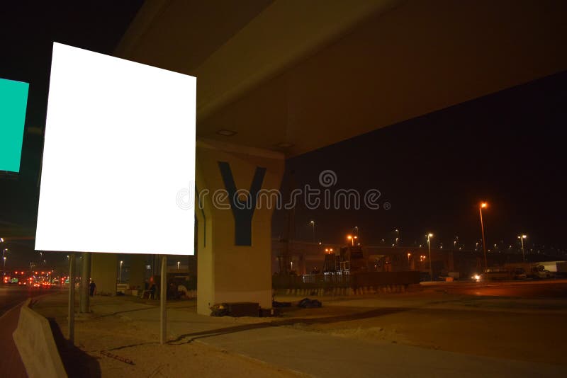 ROAD SIGN BILLBOARD ADVERTISEMENT CONCEPT Stock Photo - Image of ...